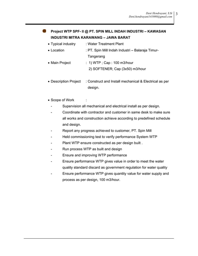 Resume (CV) Deni Hendrayani | PDF