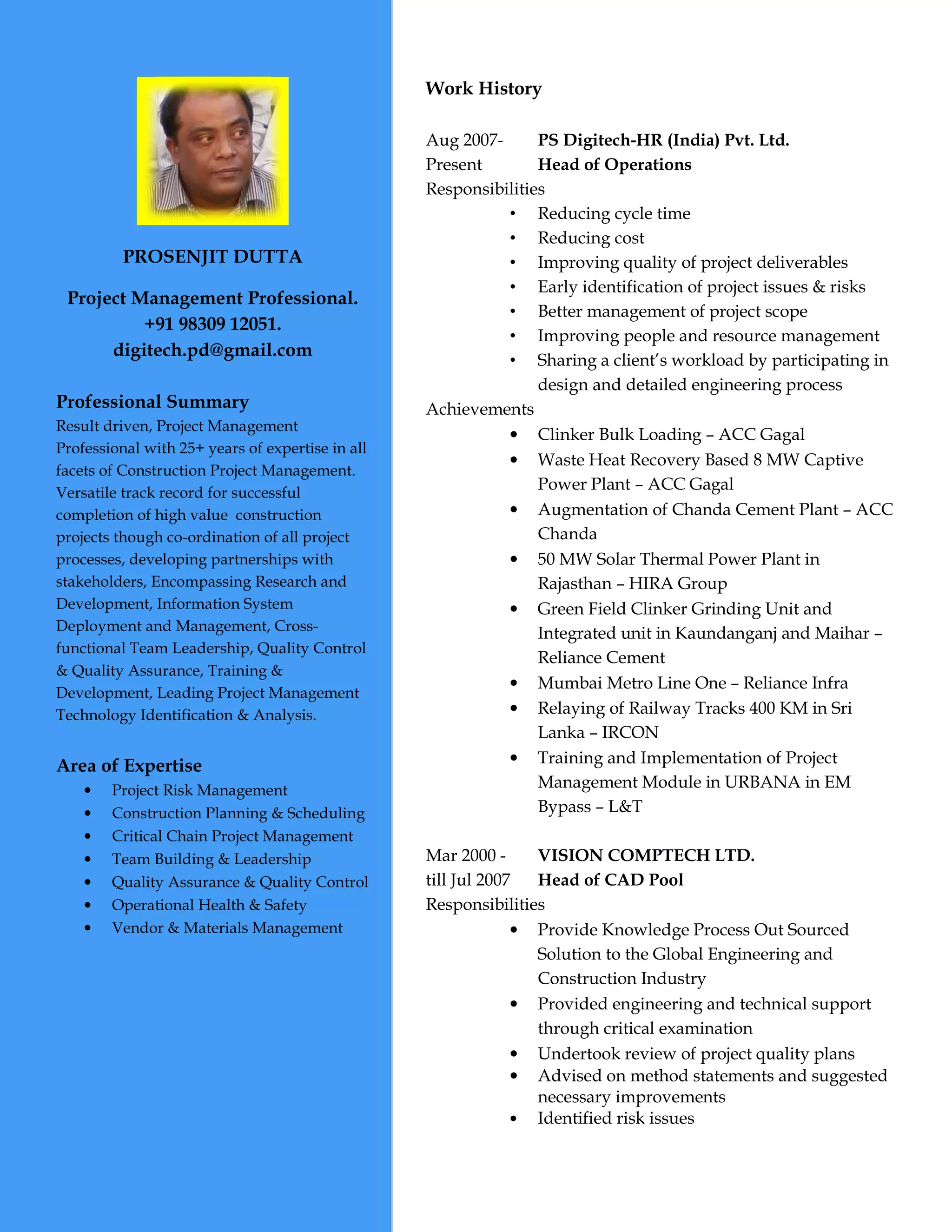 Resume PDUTTA | PDF