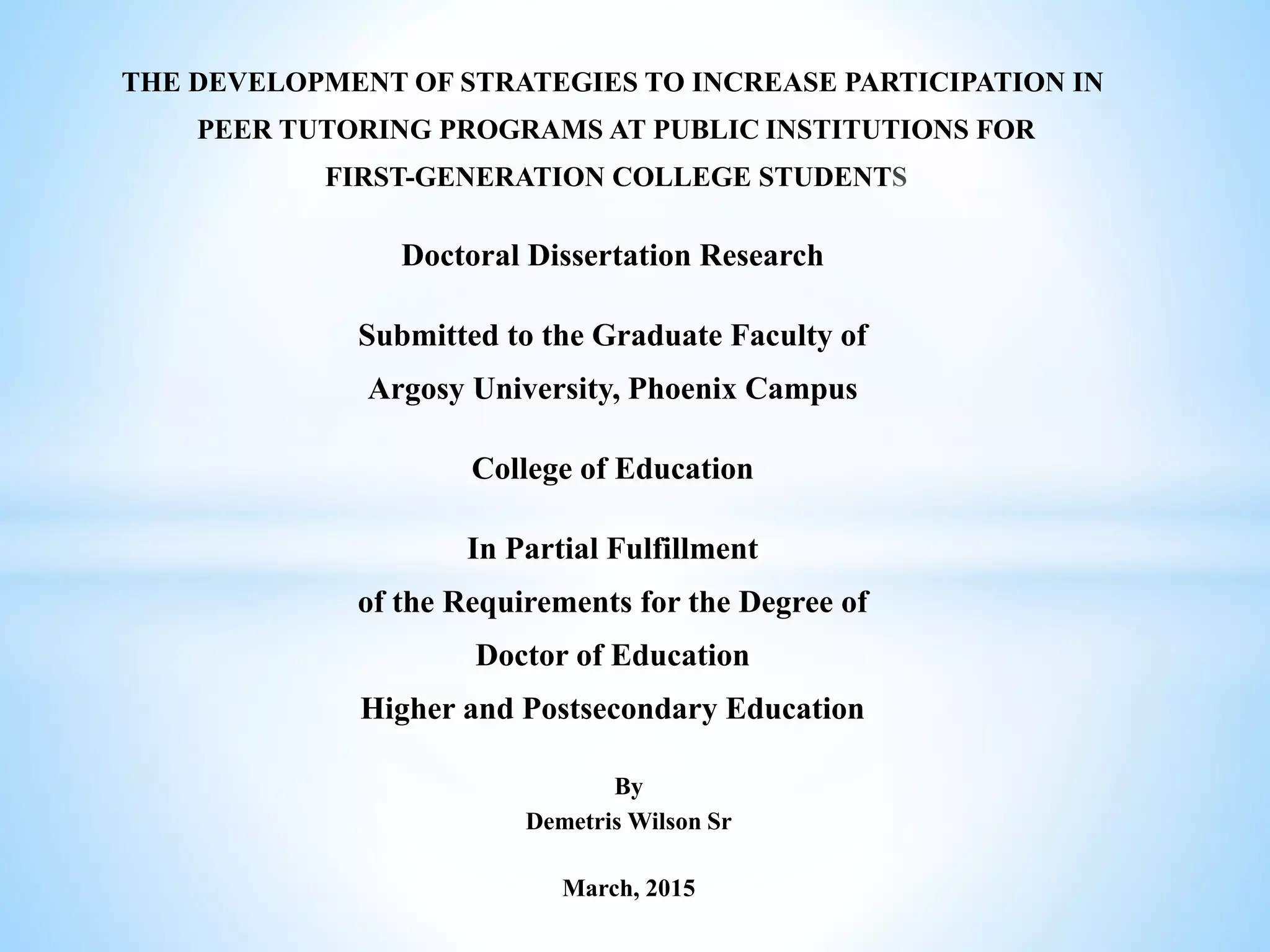 Final Defense PowerPoint | PPTX