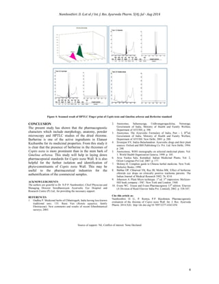 Coptis teeta SARDI | PDF | Herbs and Supplements | Alternative Medicine