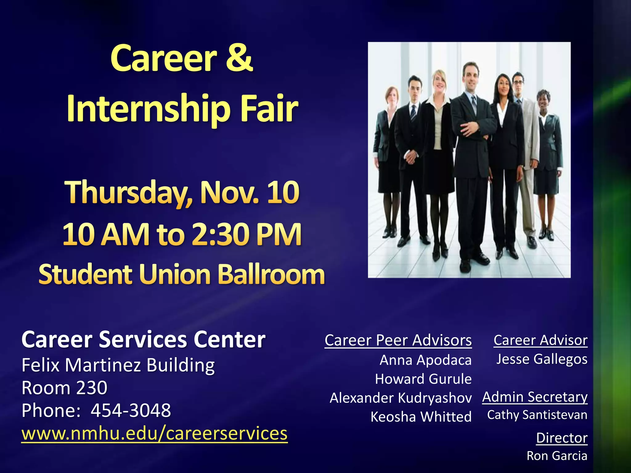 Career Fair Presentation 2016 | PPTX