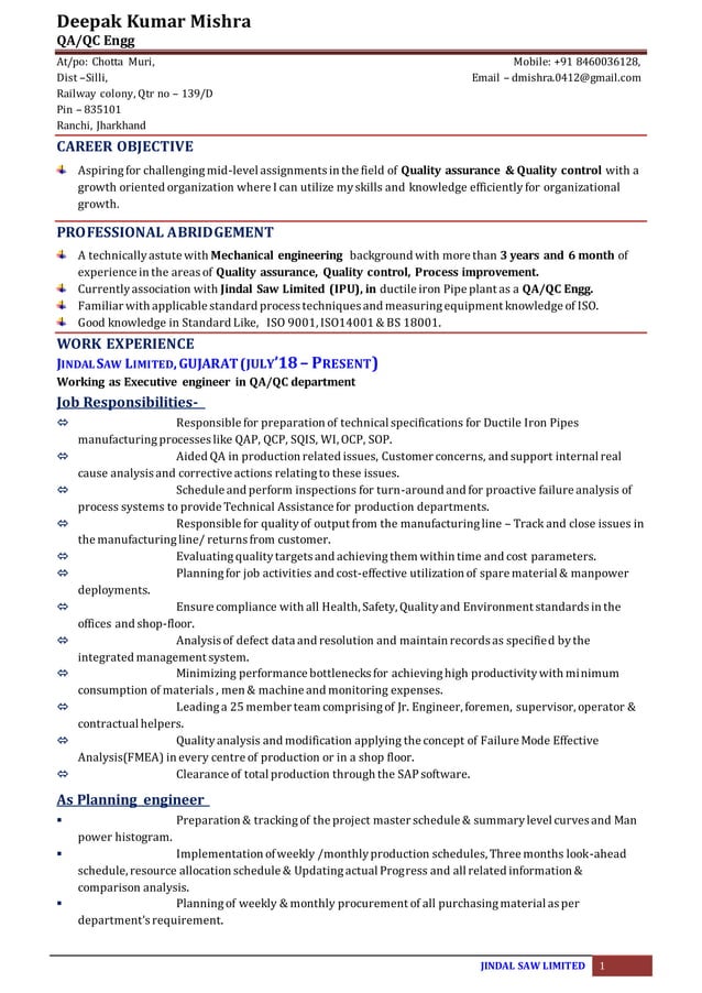 Deepak kumar mishra | DOCX