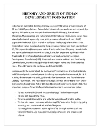 final report ngo IDF | PDF