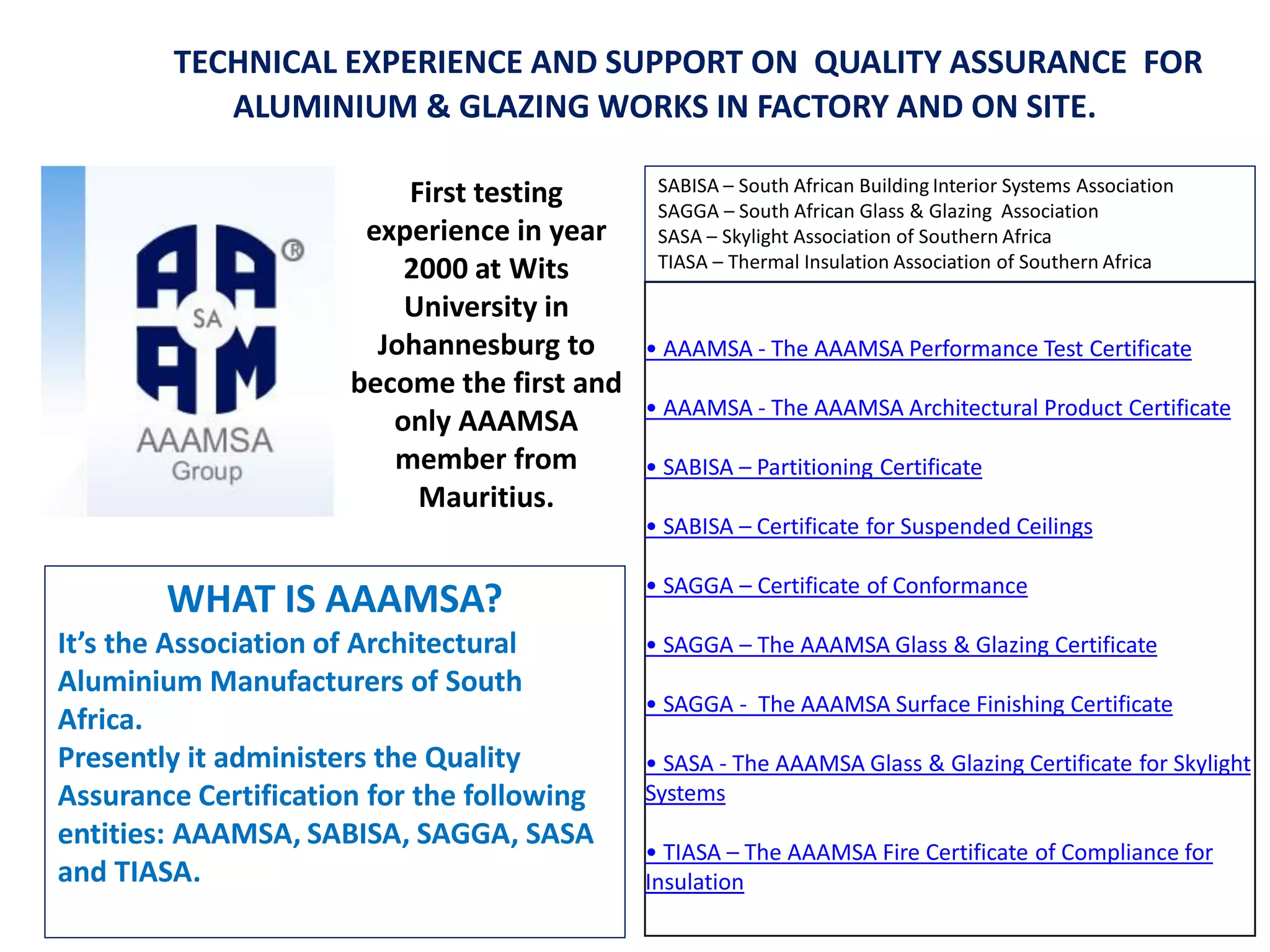 Aluminium Facade Consultant(Executive Brief -English) | PDF