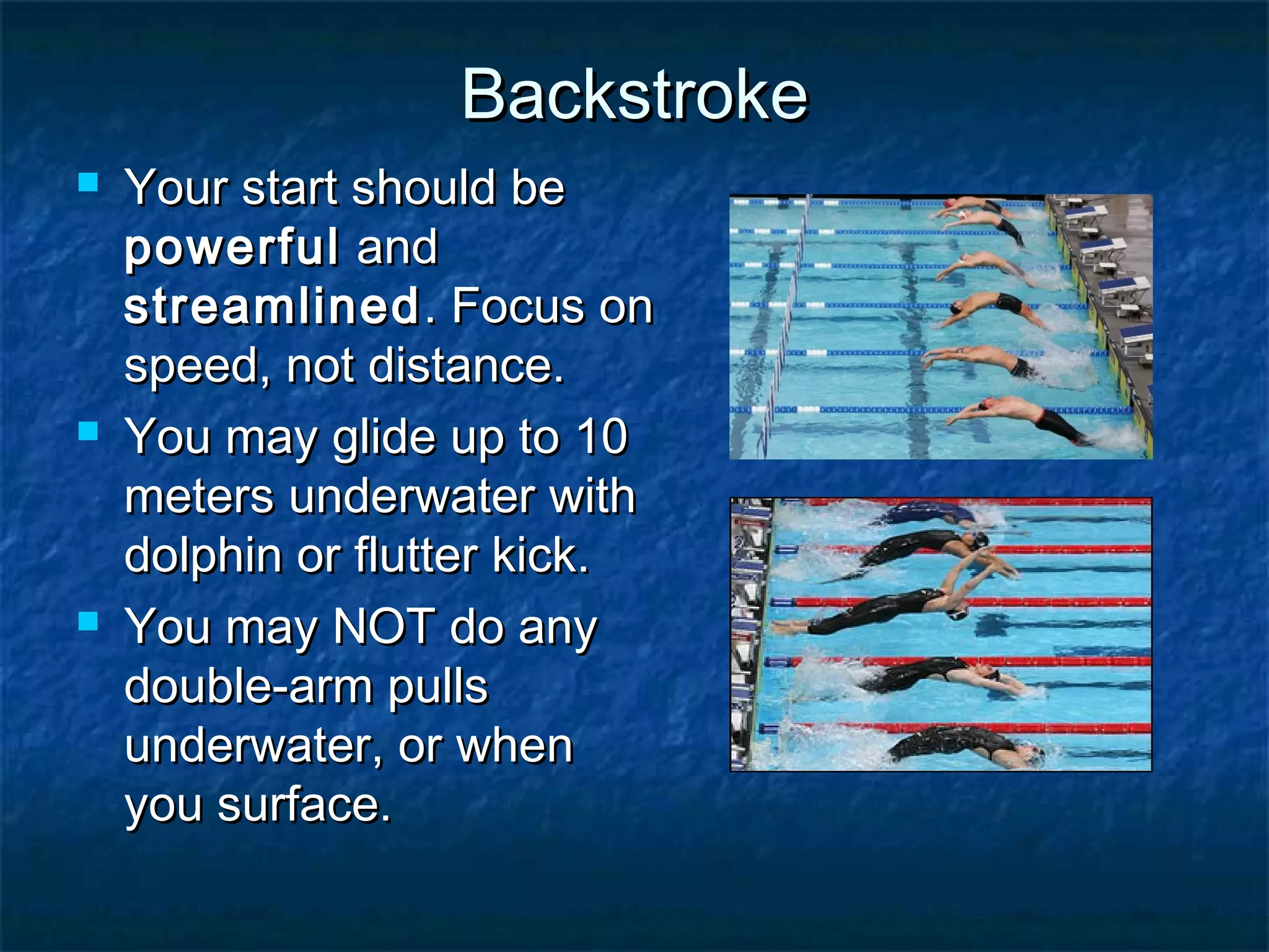 Swimming Stroke_Backstroke | PPT