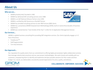 Grom Overview | PPTX
