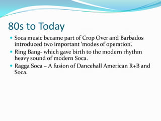 Barbadian Music | PPTX