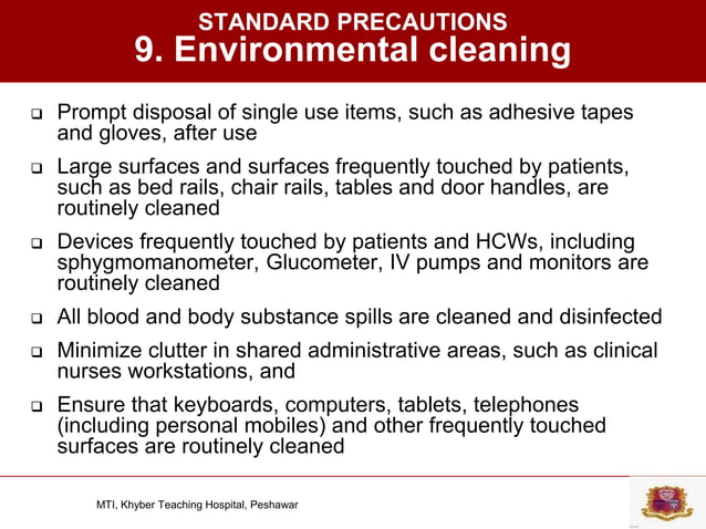 4 Barrier Precautions and Isolation .ppt | Infectious Diseases ...
