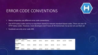 4 basic api design guidelines | PPTX | Web Development | Internet