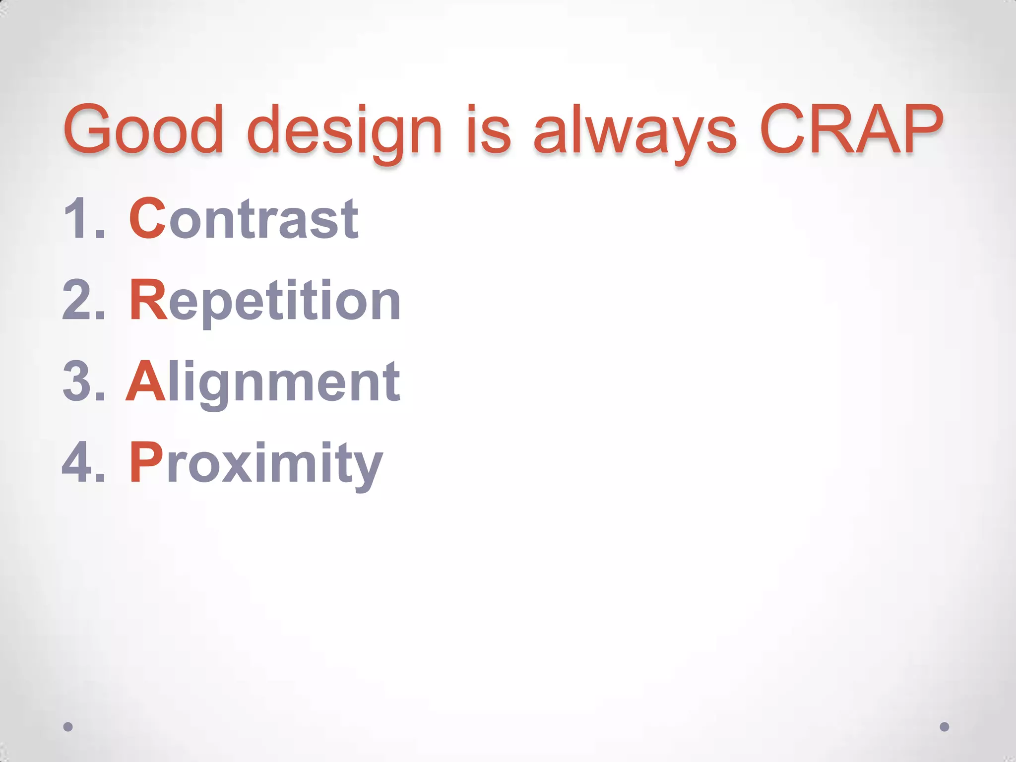 4 basic design principles | PPT