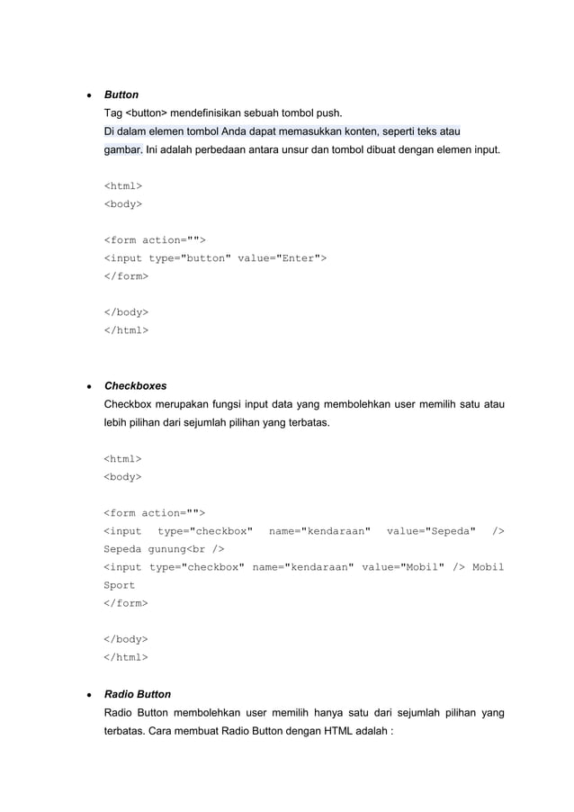 4 basic html form | PDF