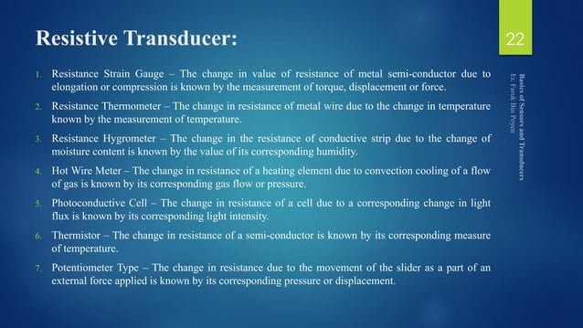 Basics of Sensors & Transducers | PDF | Physics | Science