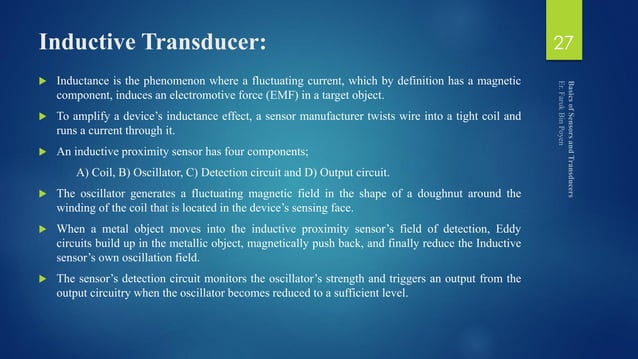 Basics of Sensors & Transducers | PDF | Physics | Science