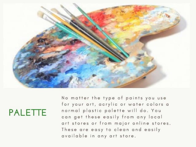 4 basic visual art tools for artists | PPTX