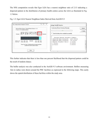 Accessibility of PHC in Egor LGA (Final Year Research) | PDF