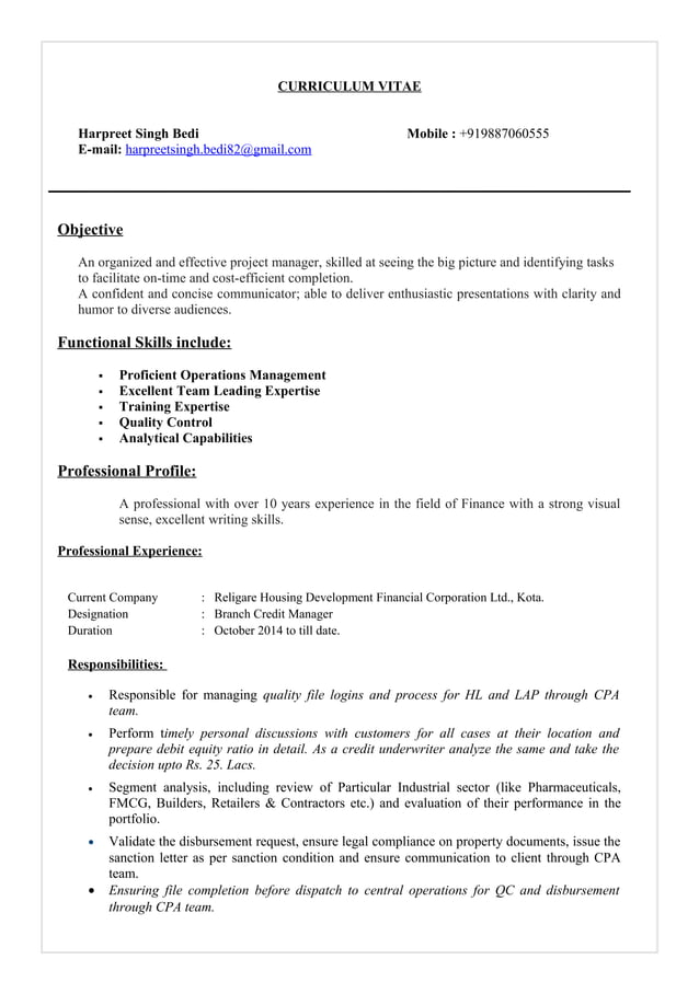 Harpreet_Singh_Bedi_CV | DOC