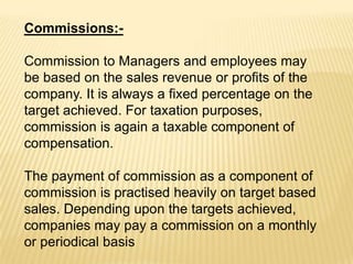 module iv types of compensation plans | PPTX