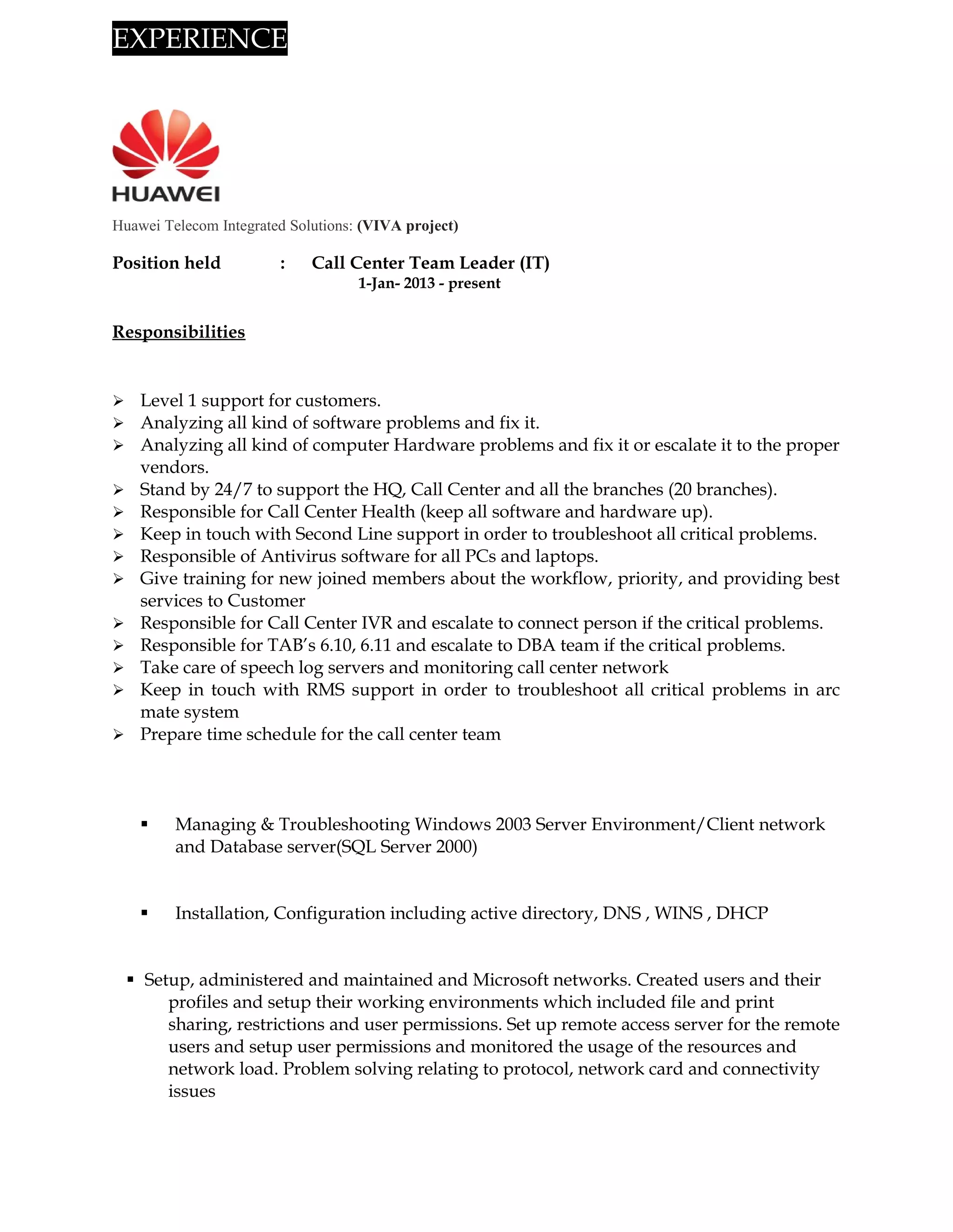 Shakeel Ahmed - (CV) | PDF