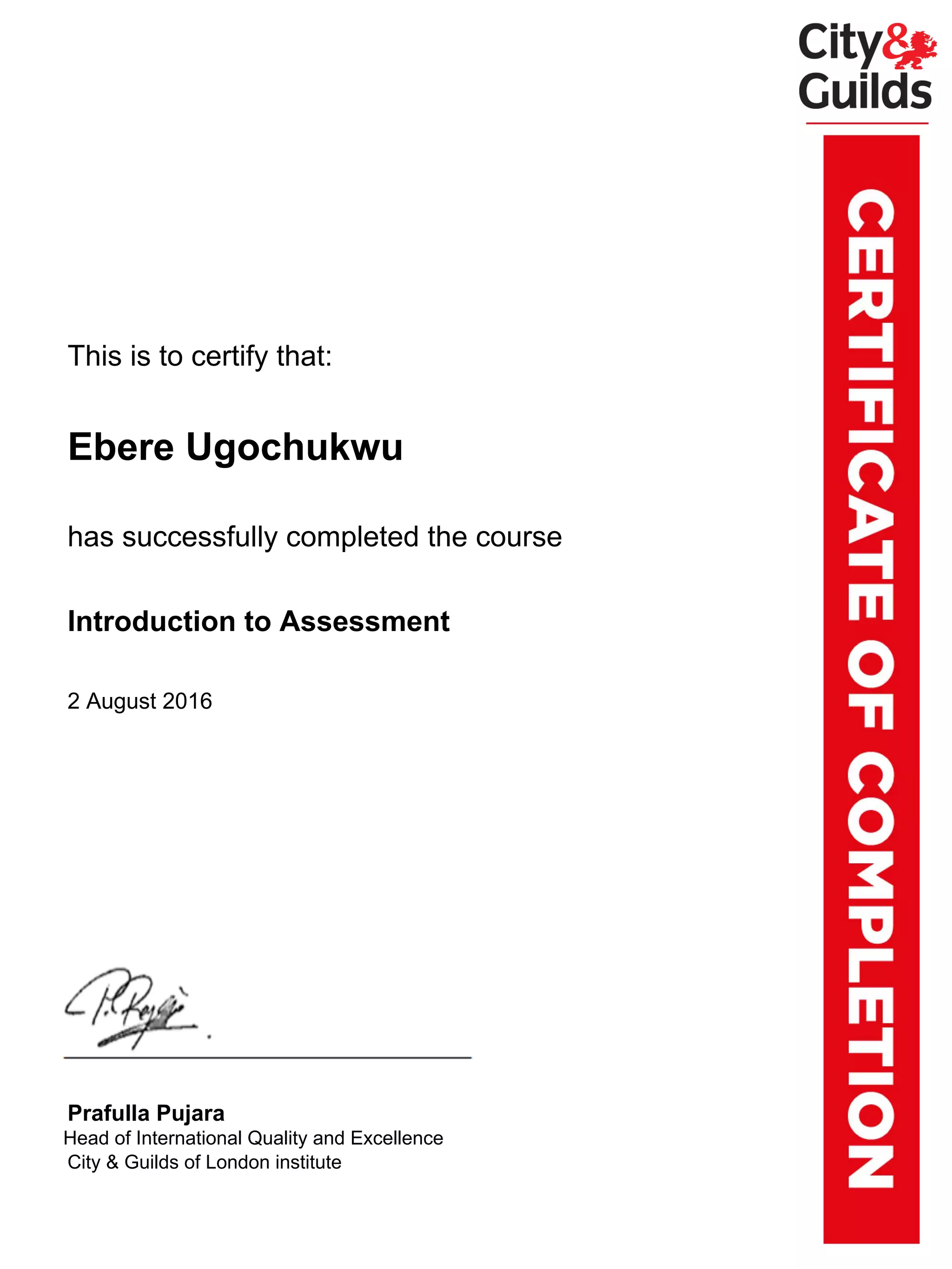 Ebere-Ugochukwu-2016-08-Certificate-of-Completion - Introduction to ...