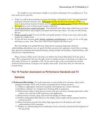 GC-Demonstrating all 10 TAPS Standards | PDF | Standardized Testing ...