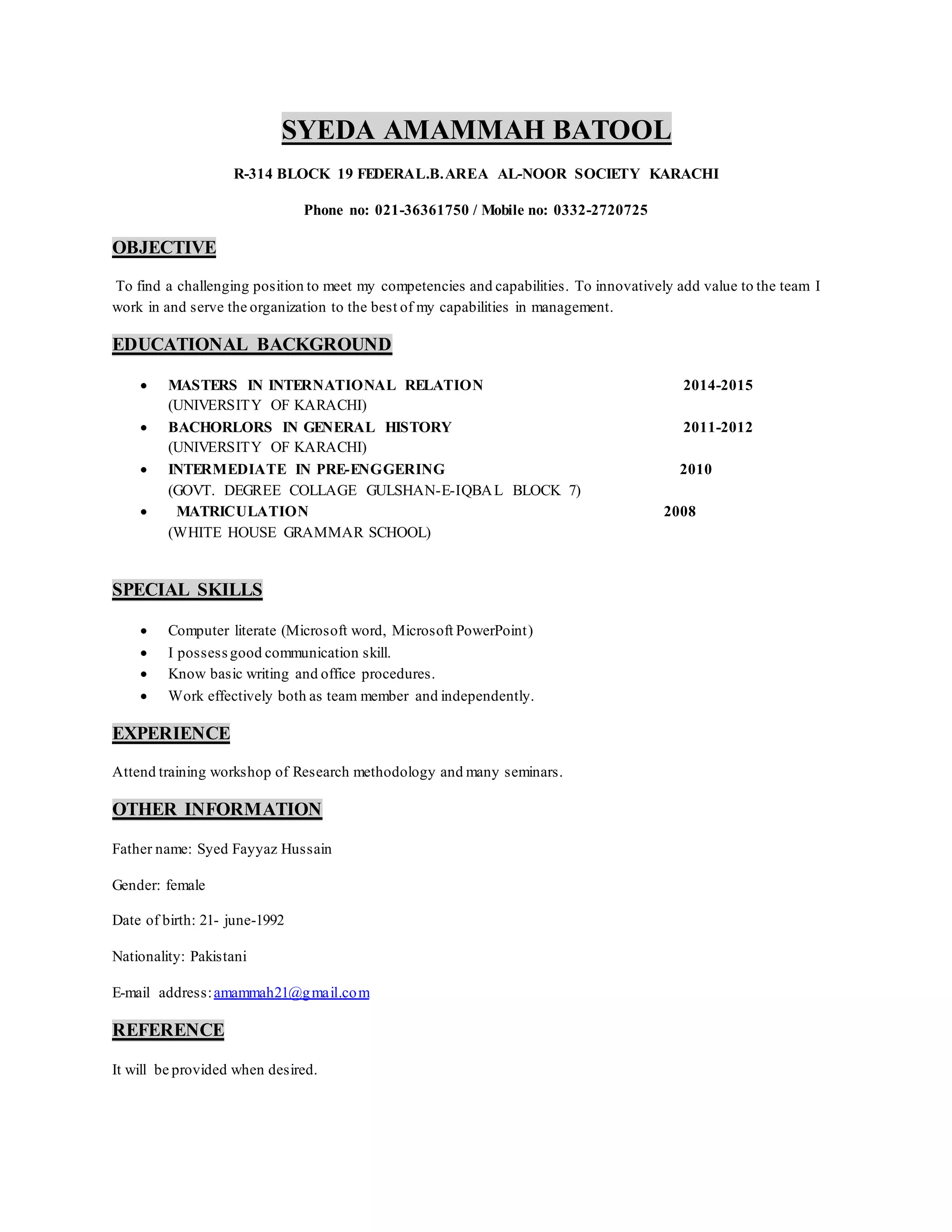 my CV | DOCX