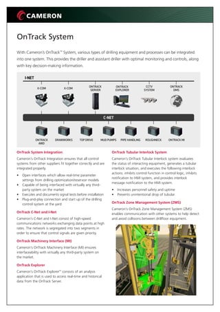 control-and-advisory-systems-flyer Cameron | PDF