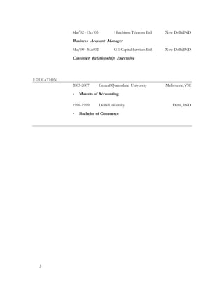 Meena Madan CV | PDF