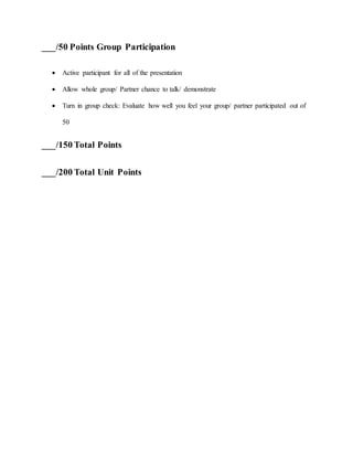 Create Your Own Game Grading Rubric | DOCX