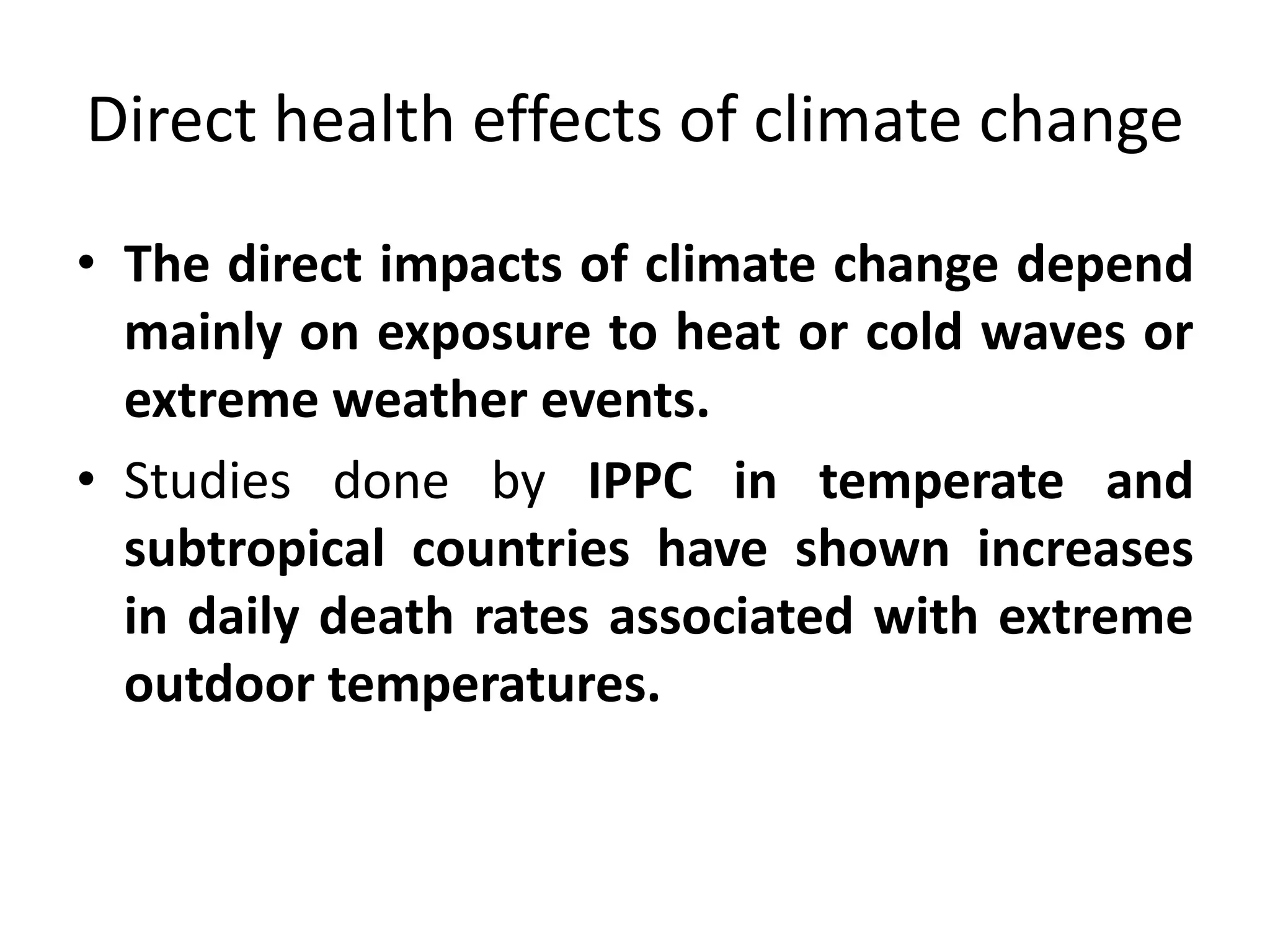 4BDirect and indirect health effects of climate change.pptx