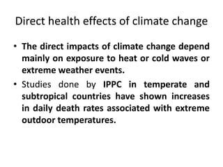 4BDirect and indirect health effects of climate change.pptx