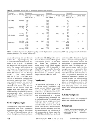 TCA for Aminoglycoside Compounds | PDF