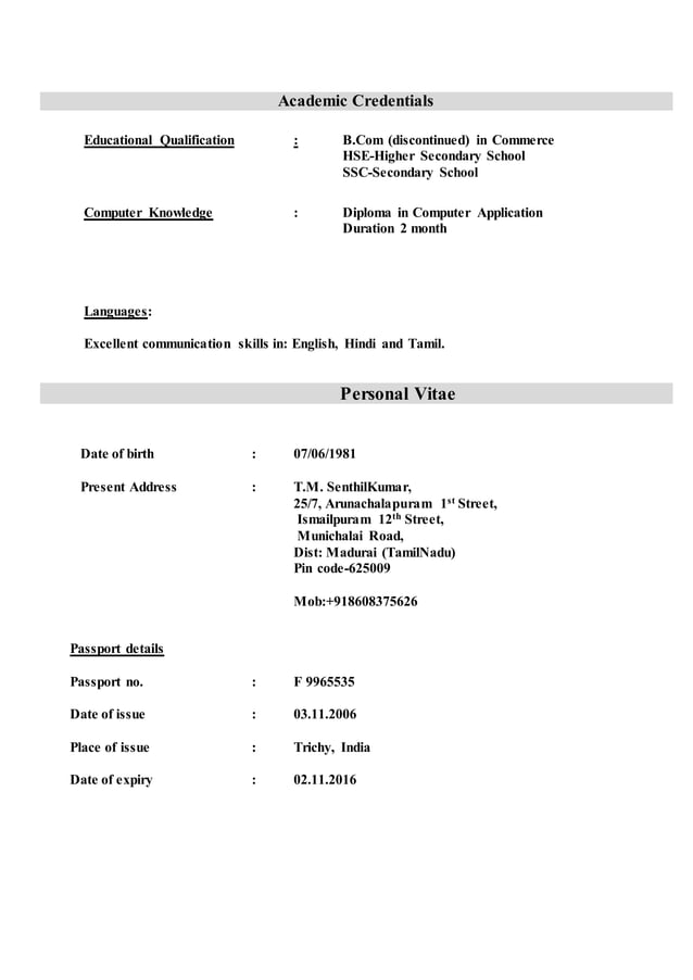 1- SENTHIL KUMAR CV | PDF