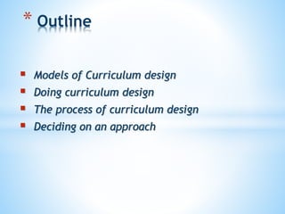 Language Curriculum Design - Chapter 9 | PPTX