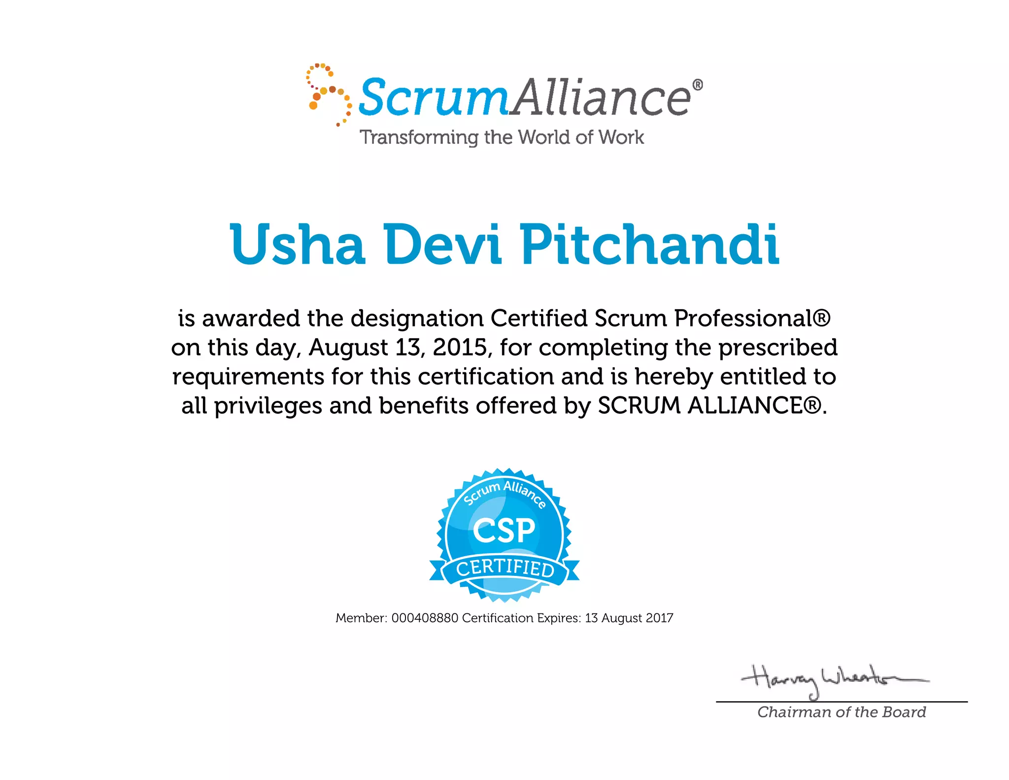 Usha Devi Pitchandi CSP | PPT