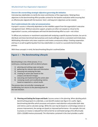 Why Benchmark your Organization | PDF