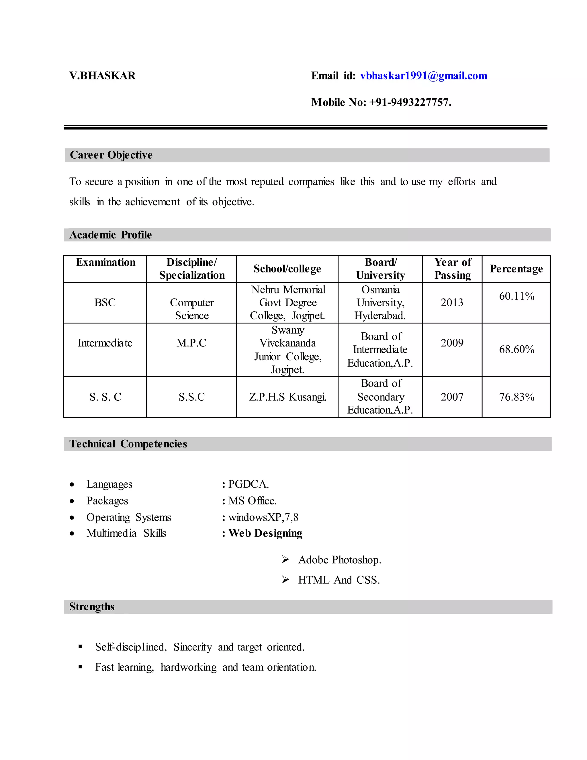 Resume-1 | DOCX