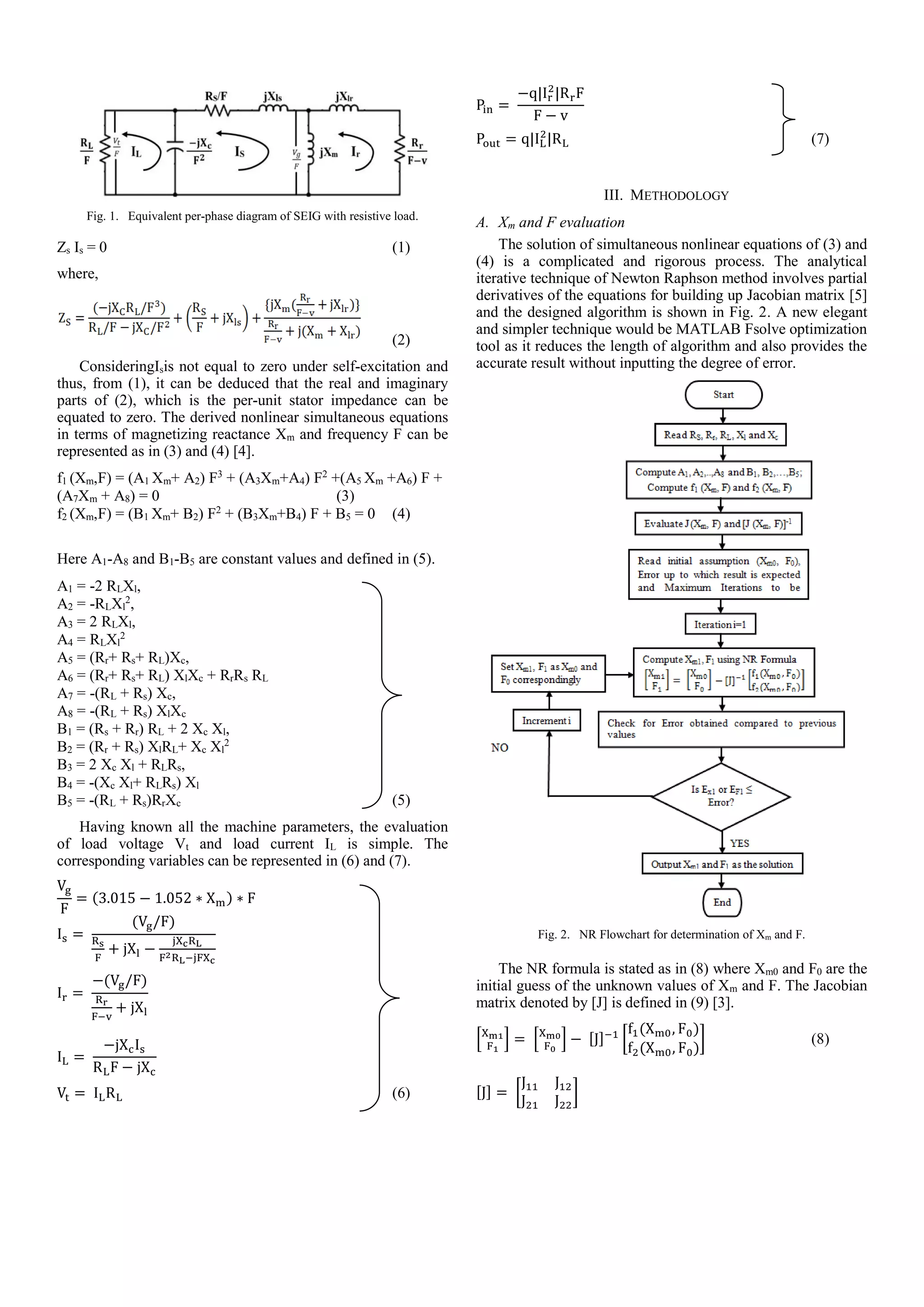 Modeling of Self Excited Induction Generator | PDF