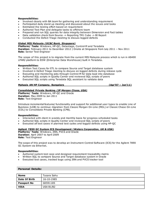 Resume_Tusara_Sahu | PDF