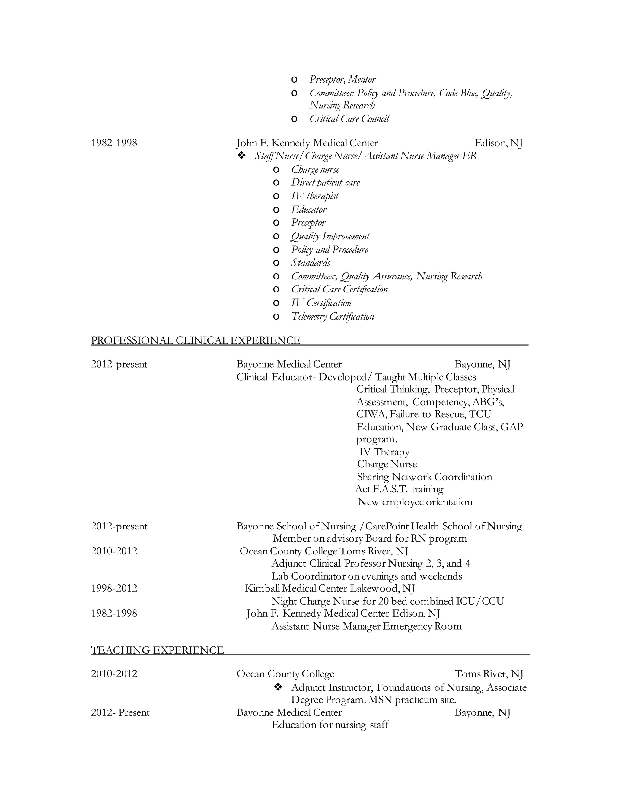 DNP CV Debbie | PDF