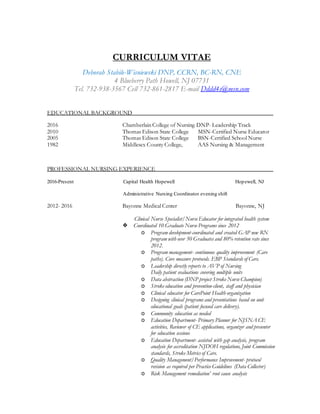 DNP CV Debbie | PDF