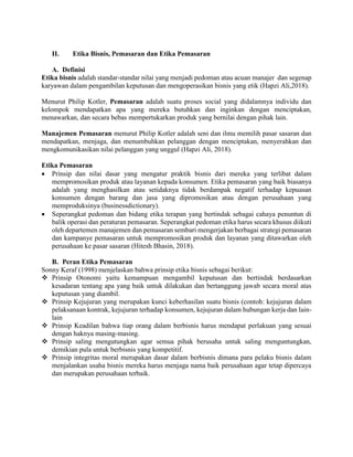 4,be&gg,dyah ruth wulandari,hapzi ali,etika & bisnis,etika marketing,universitas mercu buana ...
