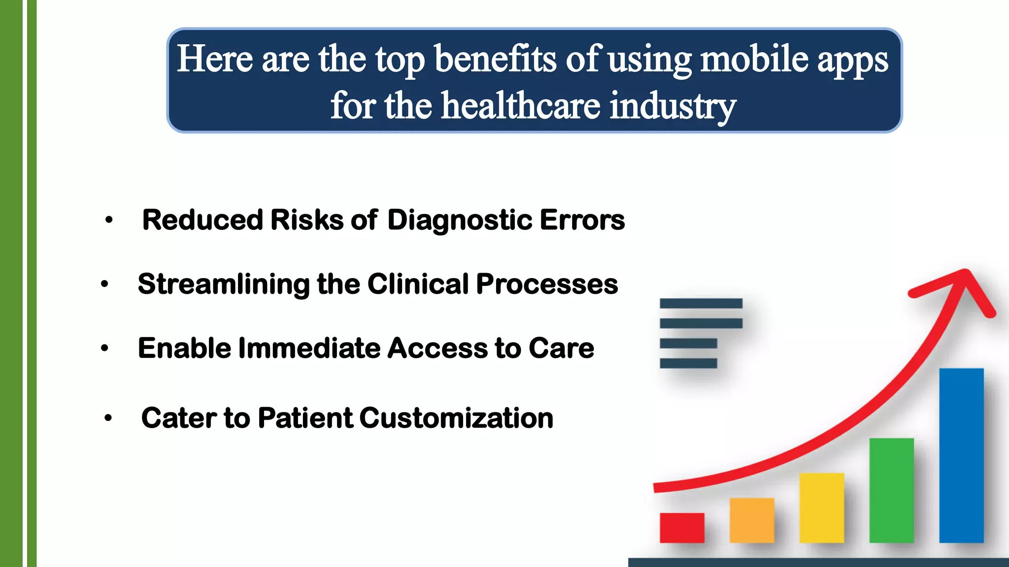 4 benefits of a mobile app for the healthcare industry | PPT