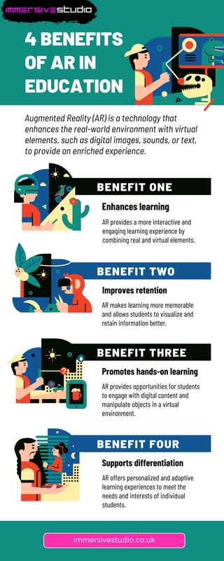 4 Benefits of AR in Education - Immersive Studio | PDF