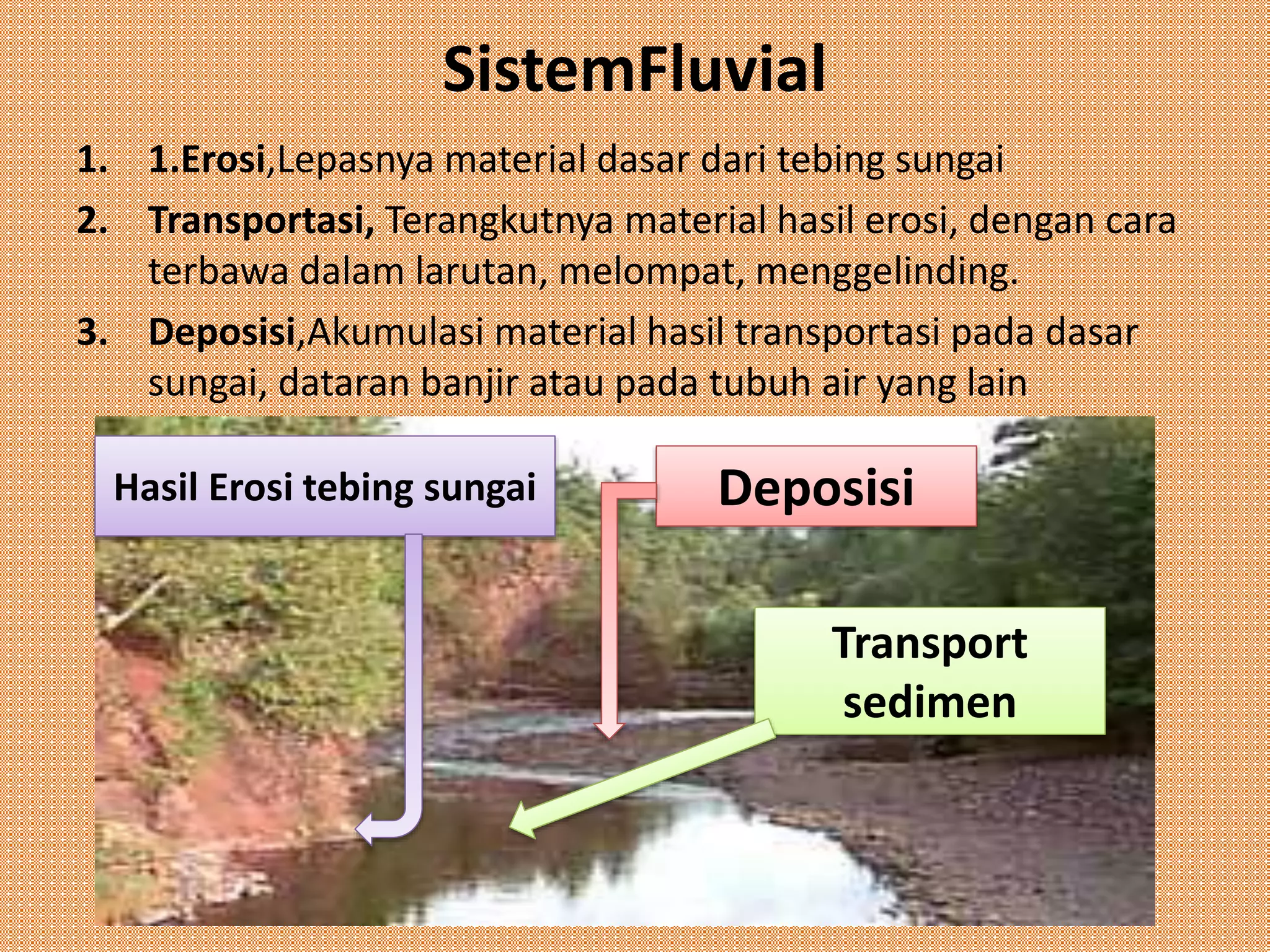BENTUK LAHAN FLUVIAL | PPTX