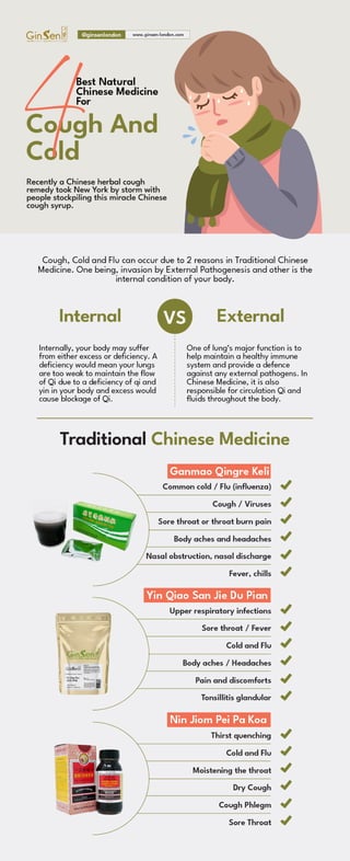 4 Best Natural Chinese Medicine For Cough and Cold | PDF