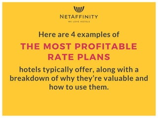 The 4 Best Rate Plans for Hotels | PDF