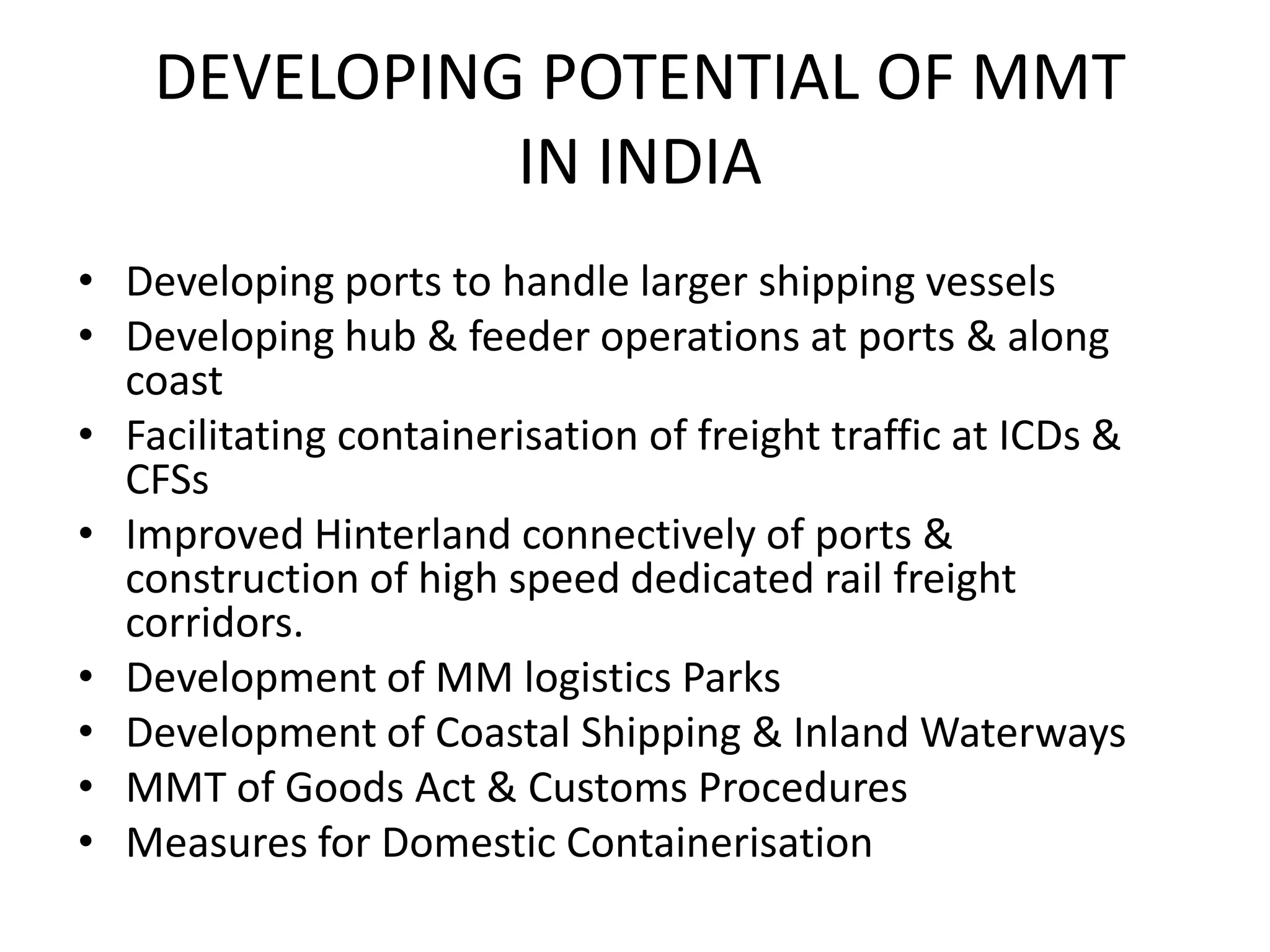 MM TRAFFIC & POTENTIAL | PPTX