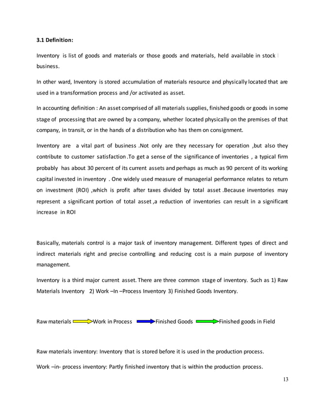 Inventory Management Systems ( Internship) | DOCX | Manufacturing ...