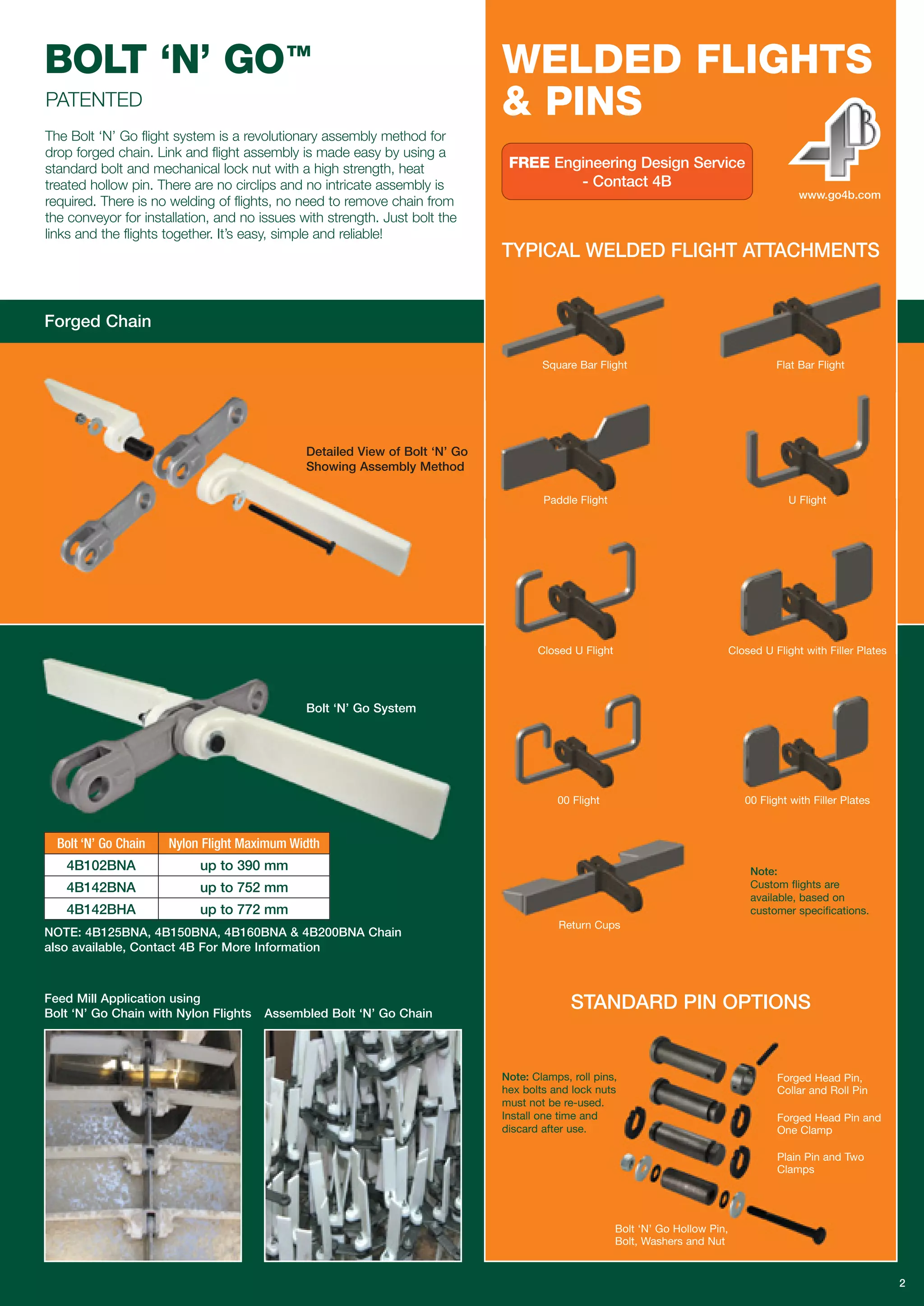 4B Drop Forged Conveyor Chain | PDF