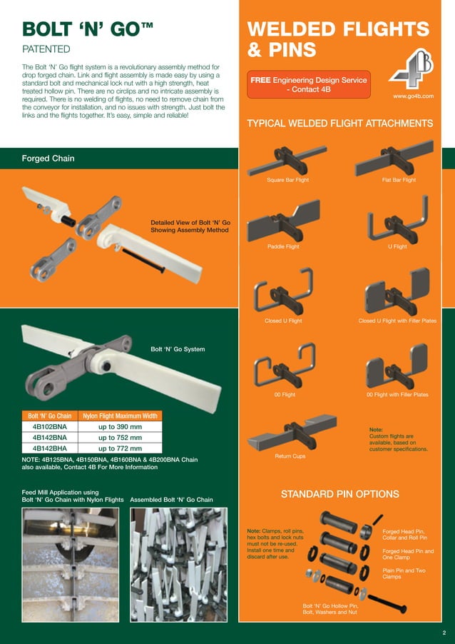 4B Drop Forged Conveyor Chain | PDF